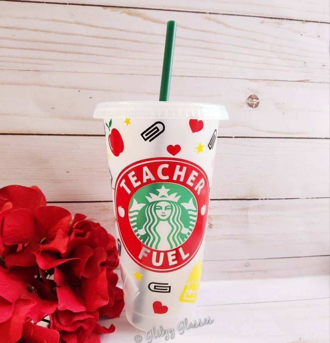 Teacher Starbucks Cold Cup, Teacher Appreciation, Teacher Christmas ...