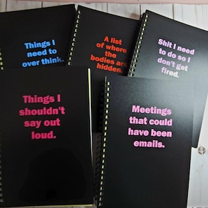 Customized Snarky Notebook, Funny Coworker Gift, HR Gifts, Office Humor ...