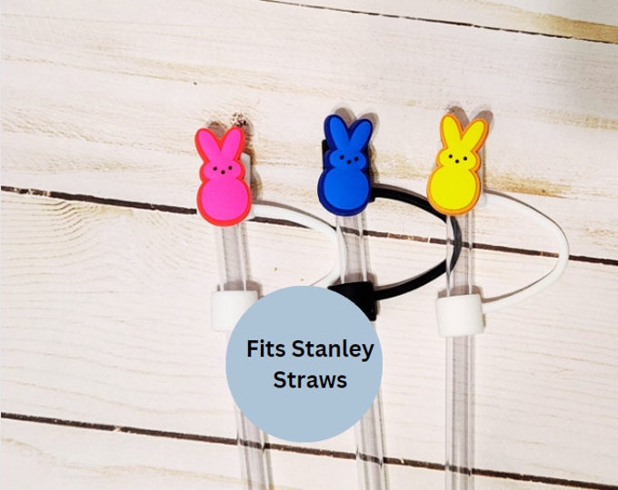 Stanley Cup Easter Peep Straw Covers, Straw Accessories, Reusable Tip ...