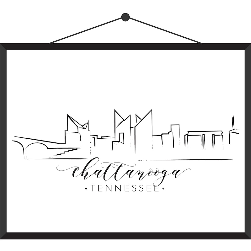 Chattanooga Skyline - Etsy