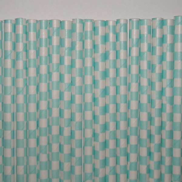 Light Blue Straws - Etsy