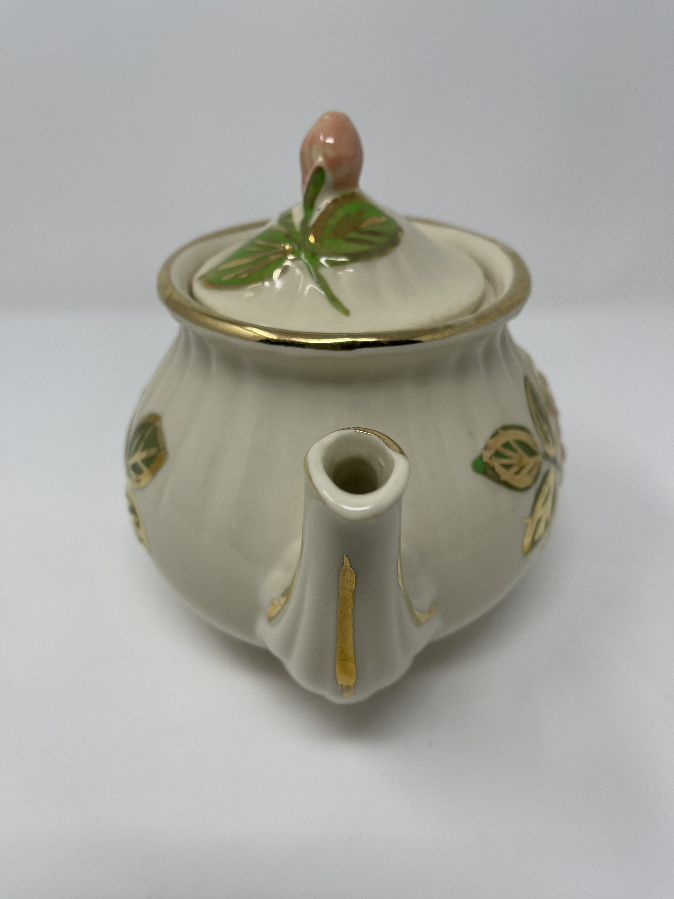 Vintage Teapots Porcelain Teapots Cream Colored Teapots With - Etsy