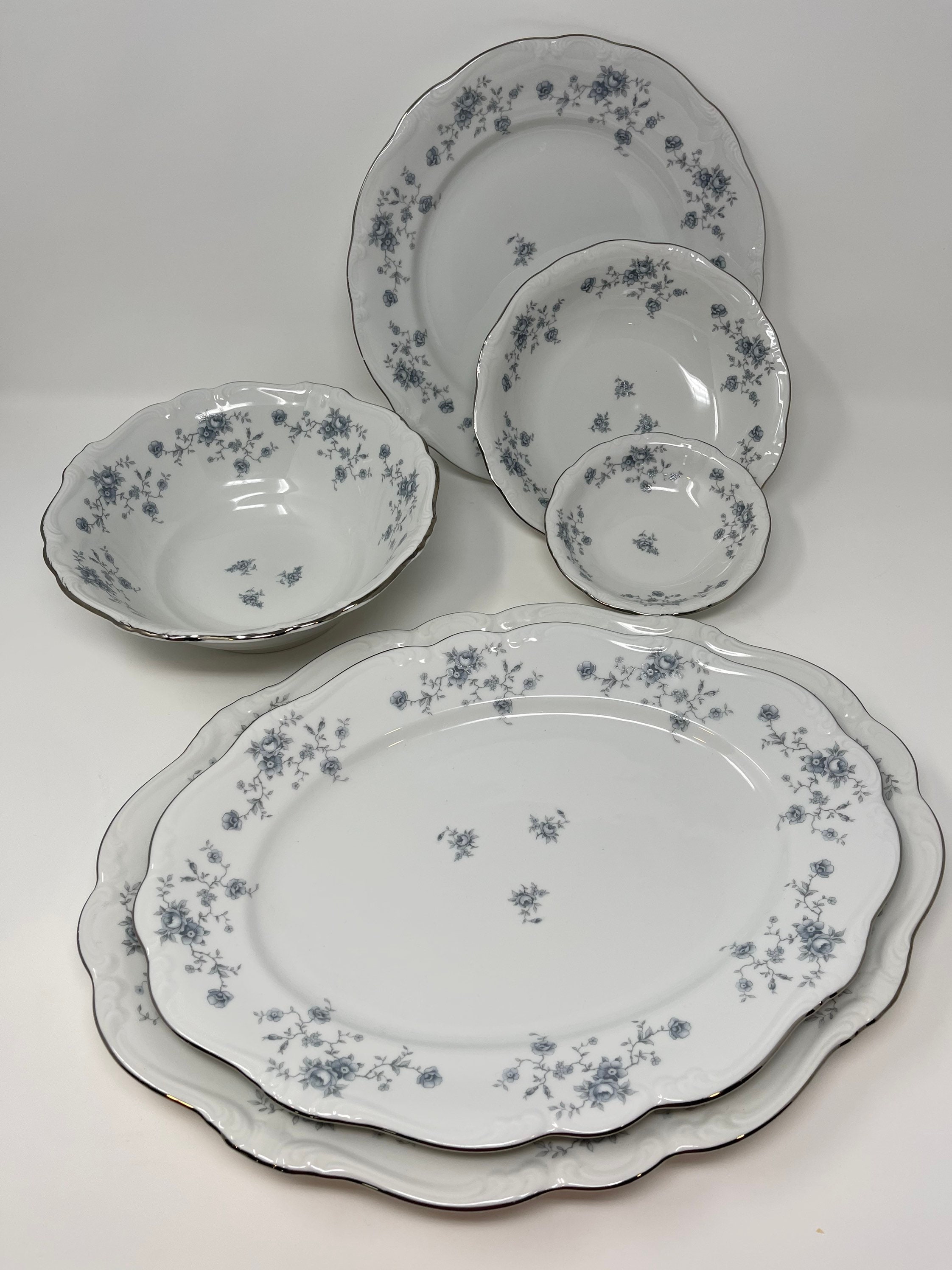 Antique Porcelain Dinnerware Set From JOHANN HAVILAND , Bavaria Germany ...