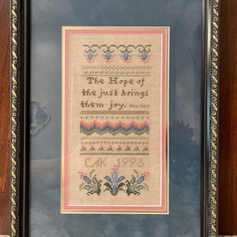 Cross Stitch Hanging - Etsy