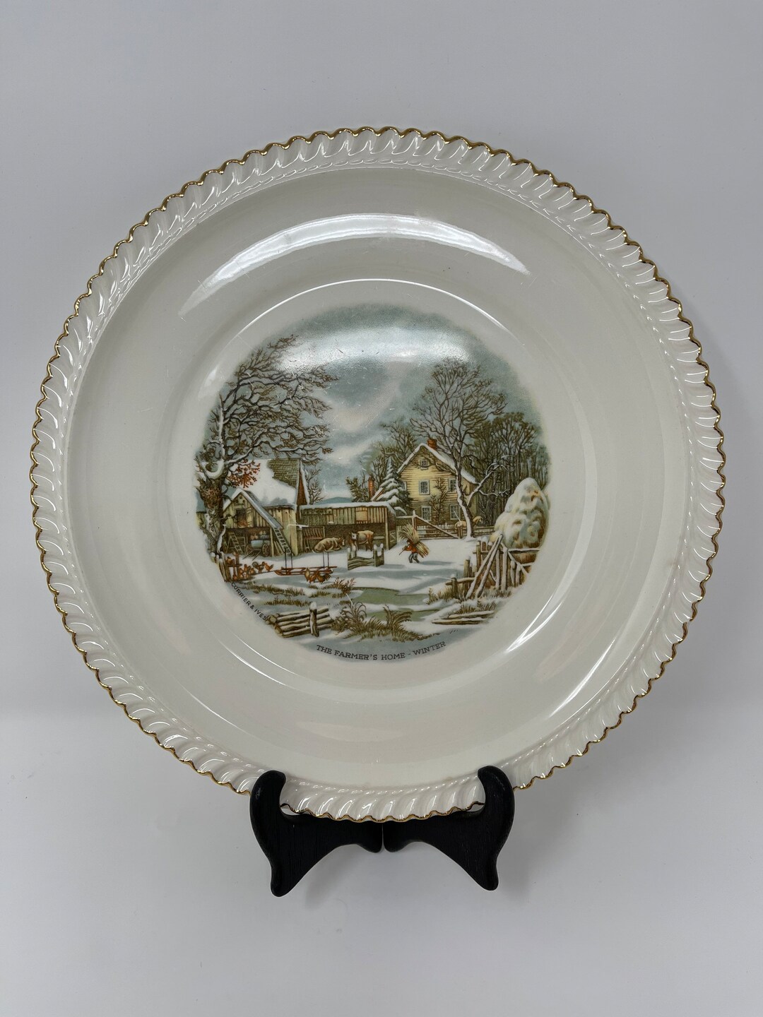 Vintage Plates From Harkerware, Mid 20th Century - Etsy