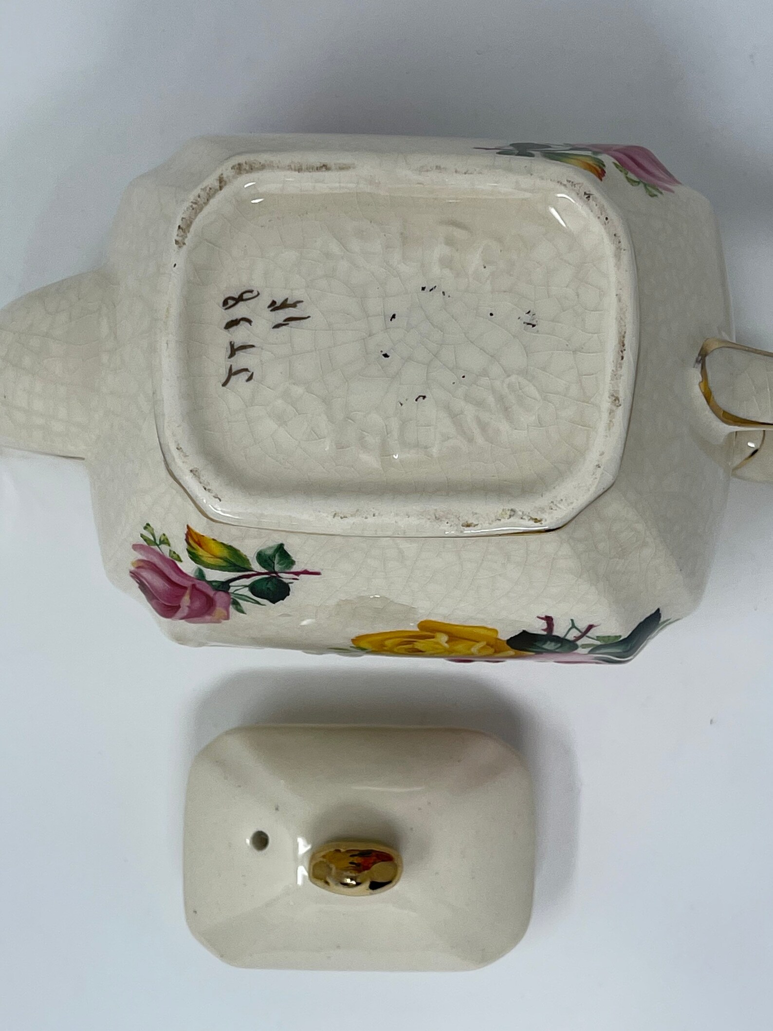 Vintage Teapots, Porcelain Teapots, Cream Colored Teapots With Floral ...