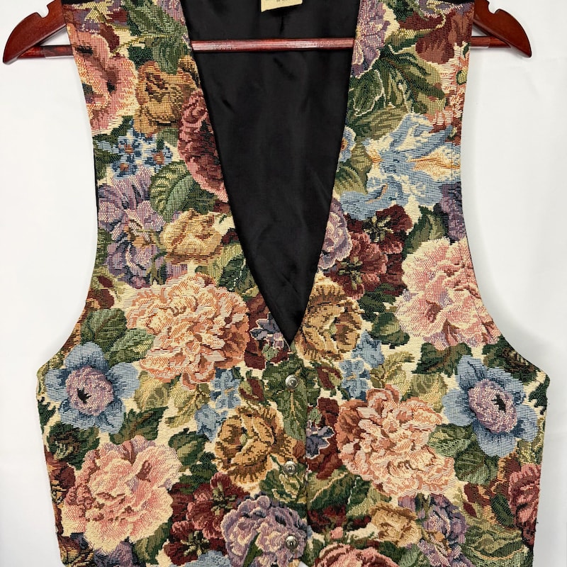 1990s Tapestry Vests - Etsy
