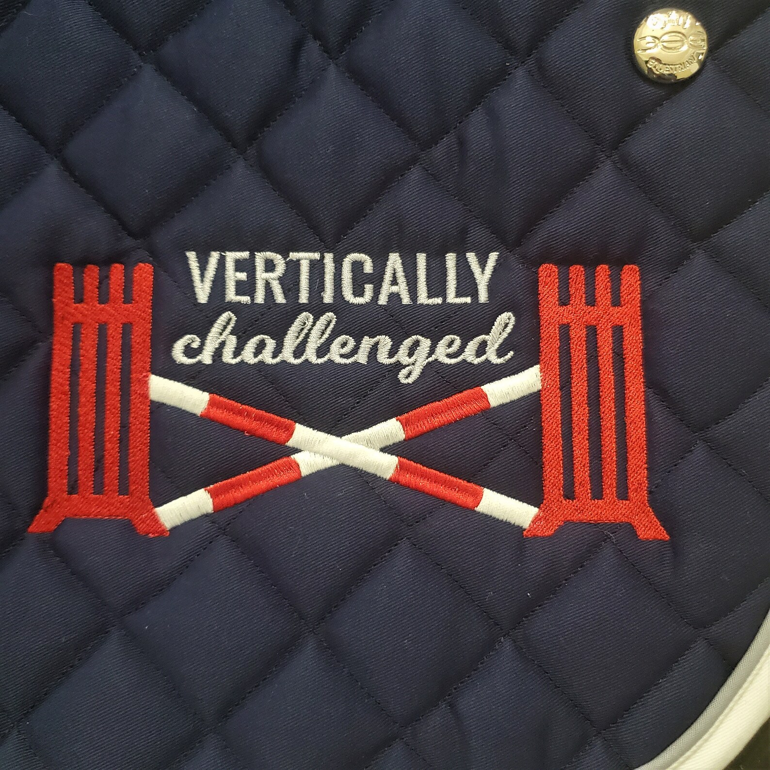 Vertically Challenged Unique Embroidered Monogrammed English | Etsy