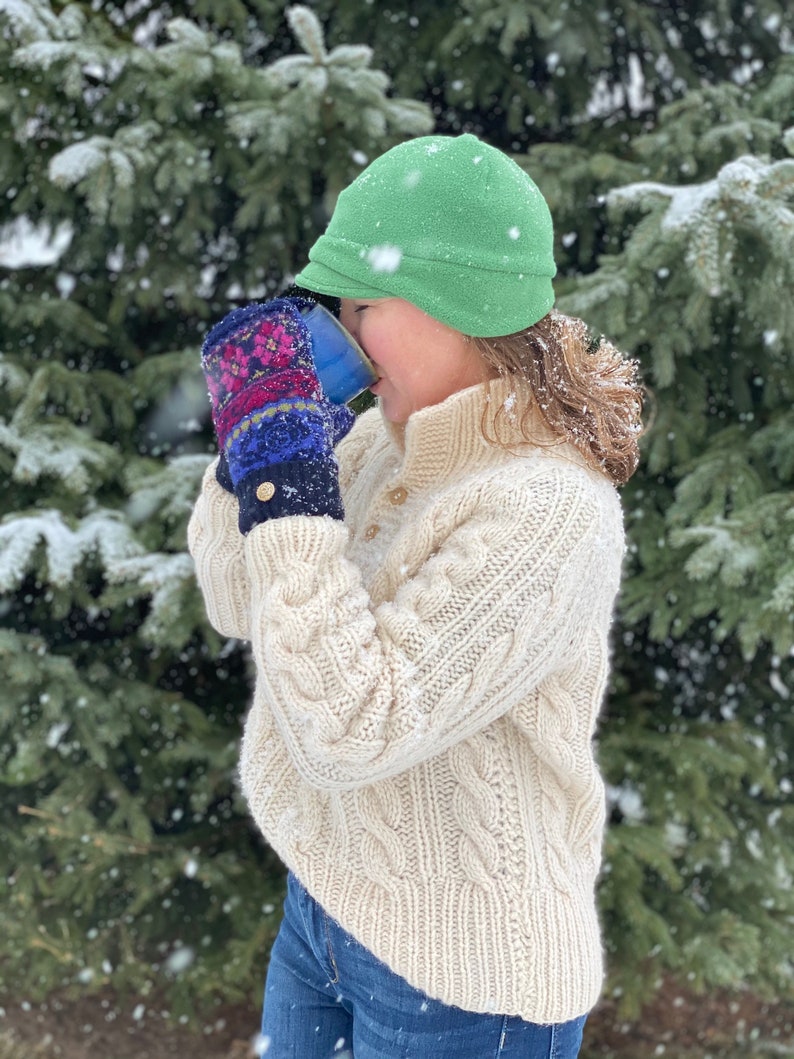 Women's Earflap Hat Earmuff Hats Fleece Earflaps Womans | Etsy
