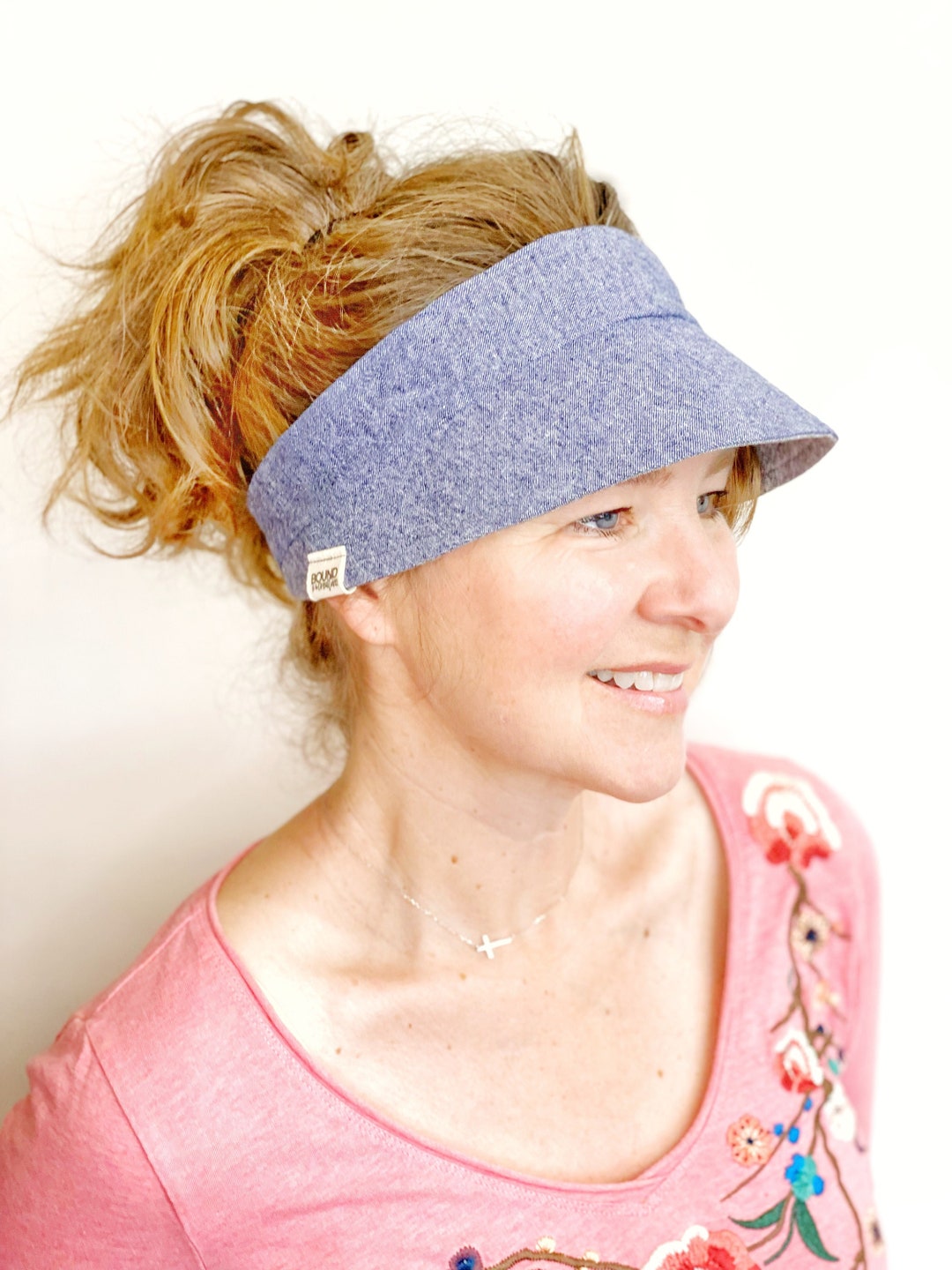 Ready to Ship, Linen Blend Visor for Women, Adjustable Visor, Women's ...