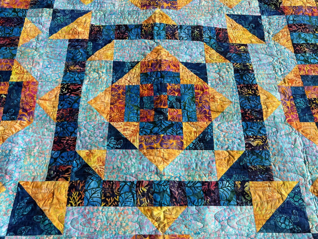 Memories of Kauai Batik Quilt - Etsy