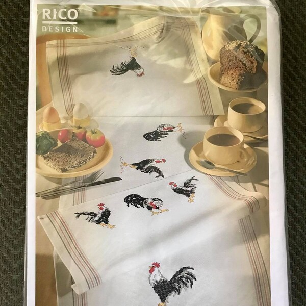 Rooster Table Runner - Etsy