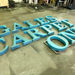 Marquee Letters Rustic Industrial Retro VINTAGE Metal Channel Letter - Etsy