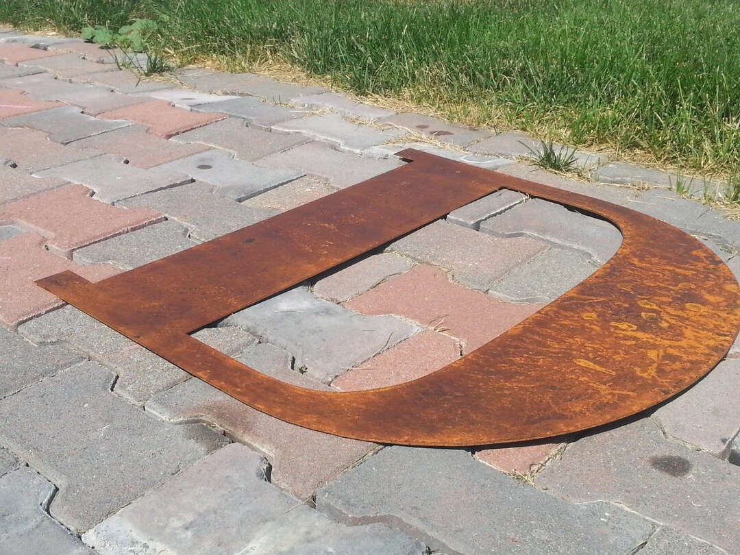 Rustic Metal Wall Letters 15" Large - Etsy
