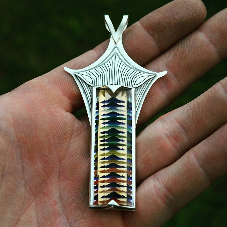 Borosilicate Glass Set in Silver With 22k Gold - Etsy