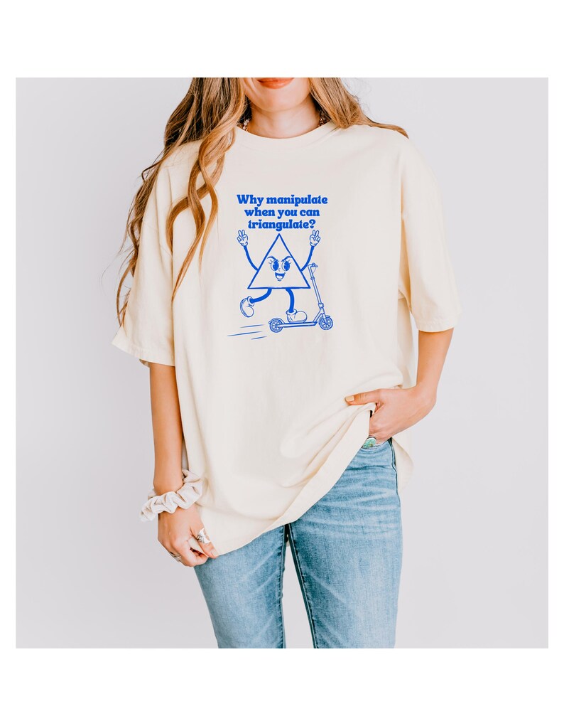 Math Triangle Character T-shirt | Funny Scooter Graphic Tee - Etsy