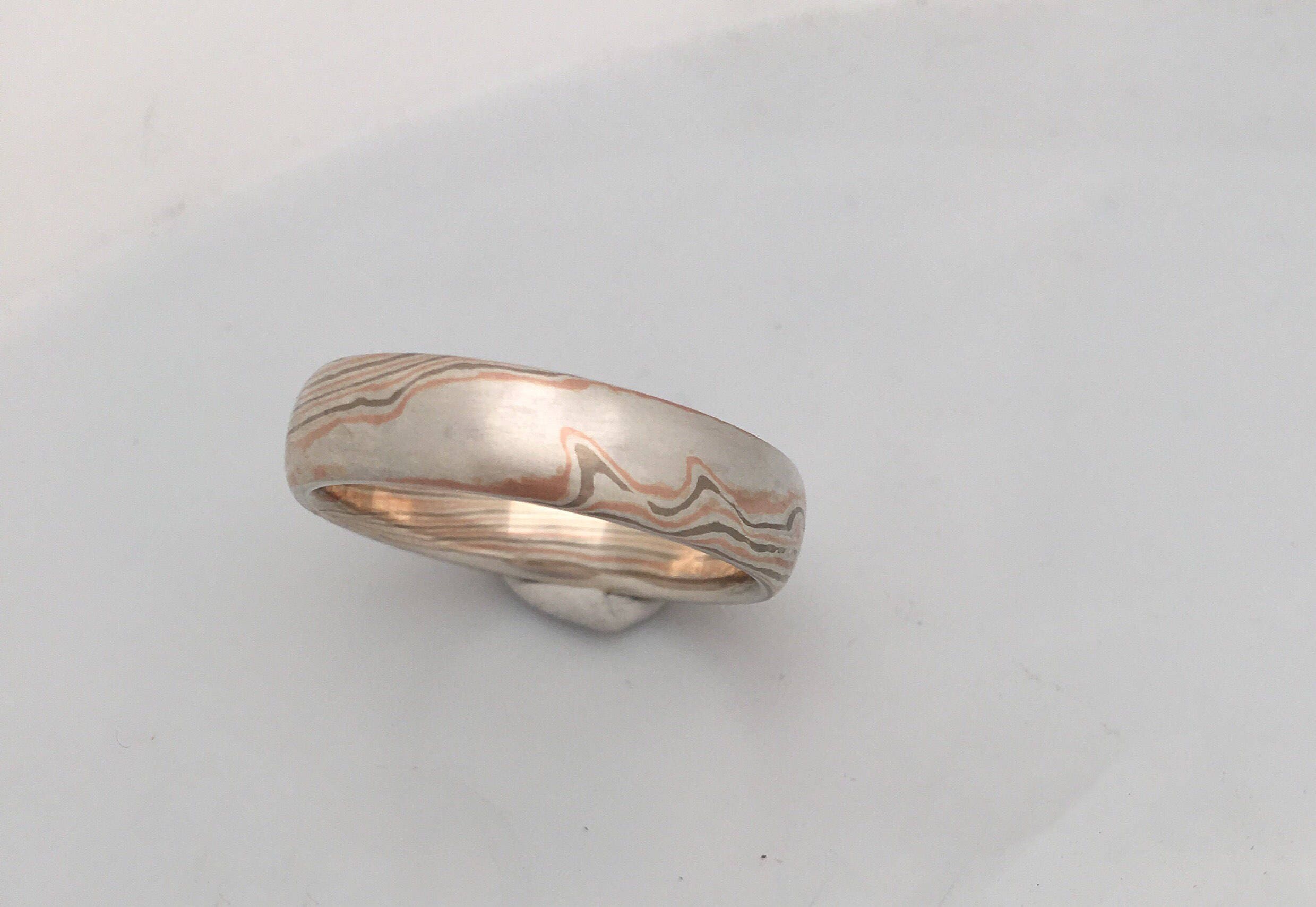 14K Rose Gold 14K Palladium White Gold and Sterling Silver | Etsy