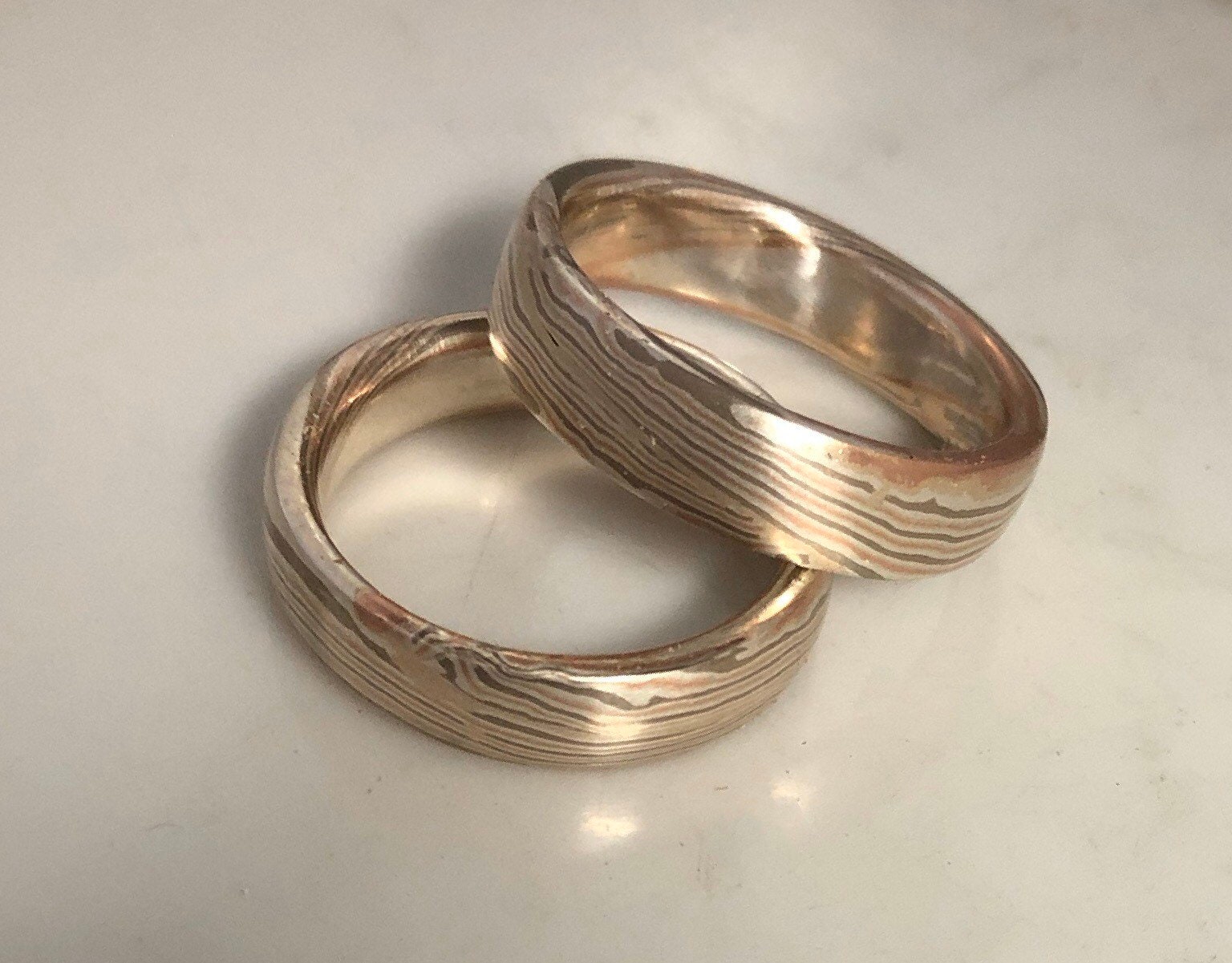 14K Rose Gold 14K Palladium White Gold and Sterling Silver | Etsy