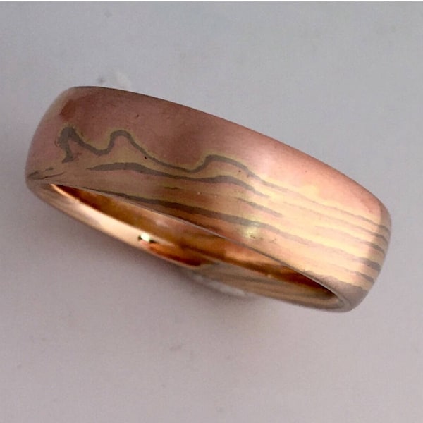 Mokume Gane Gold - Etsy