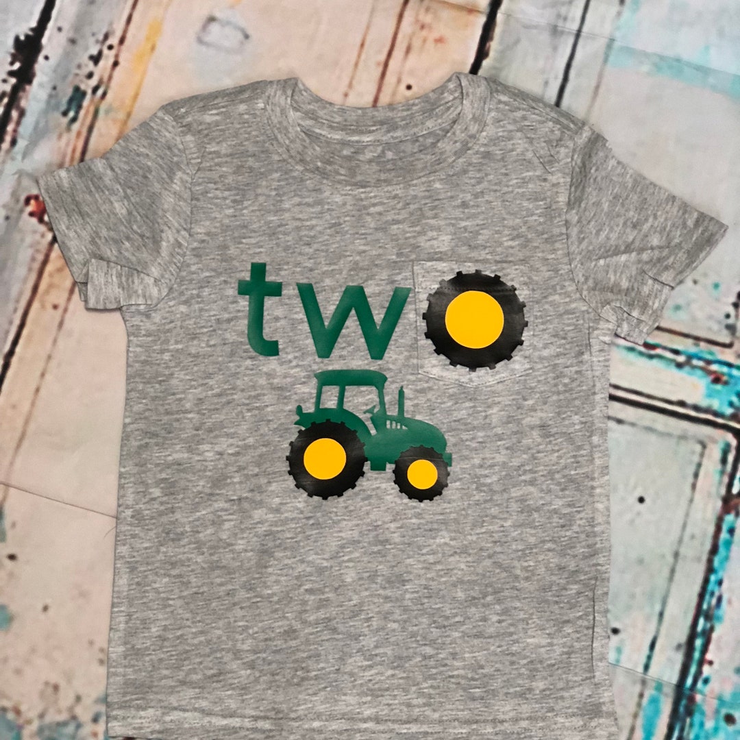 Two Year Old Toddler Birthday Tee - Etsy