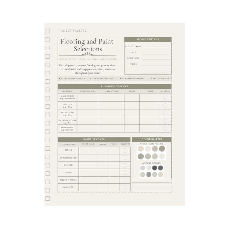 Custom Home Building Planner - Etsy UK