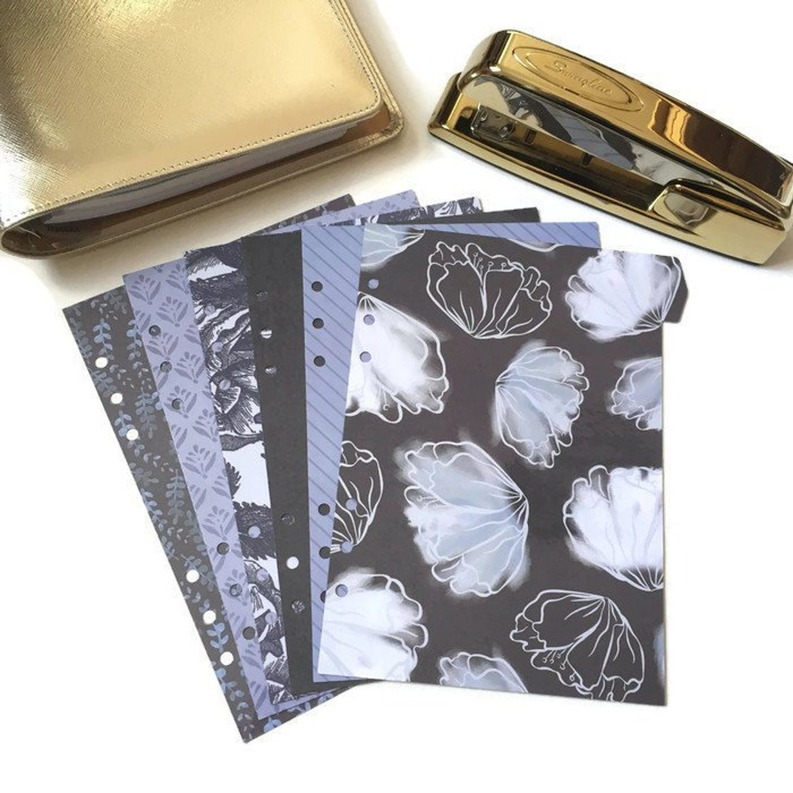 Set of 6 / A5 or Personal Planner Dividers / A5 Dividers / - Etsy