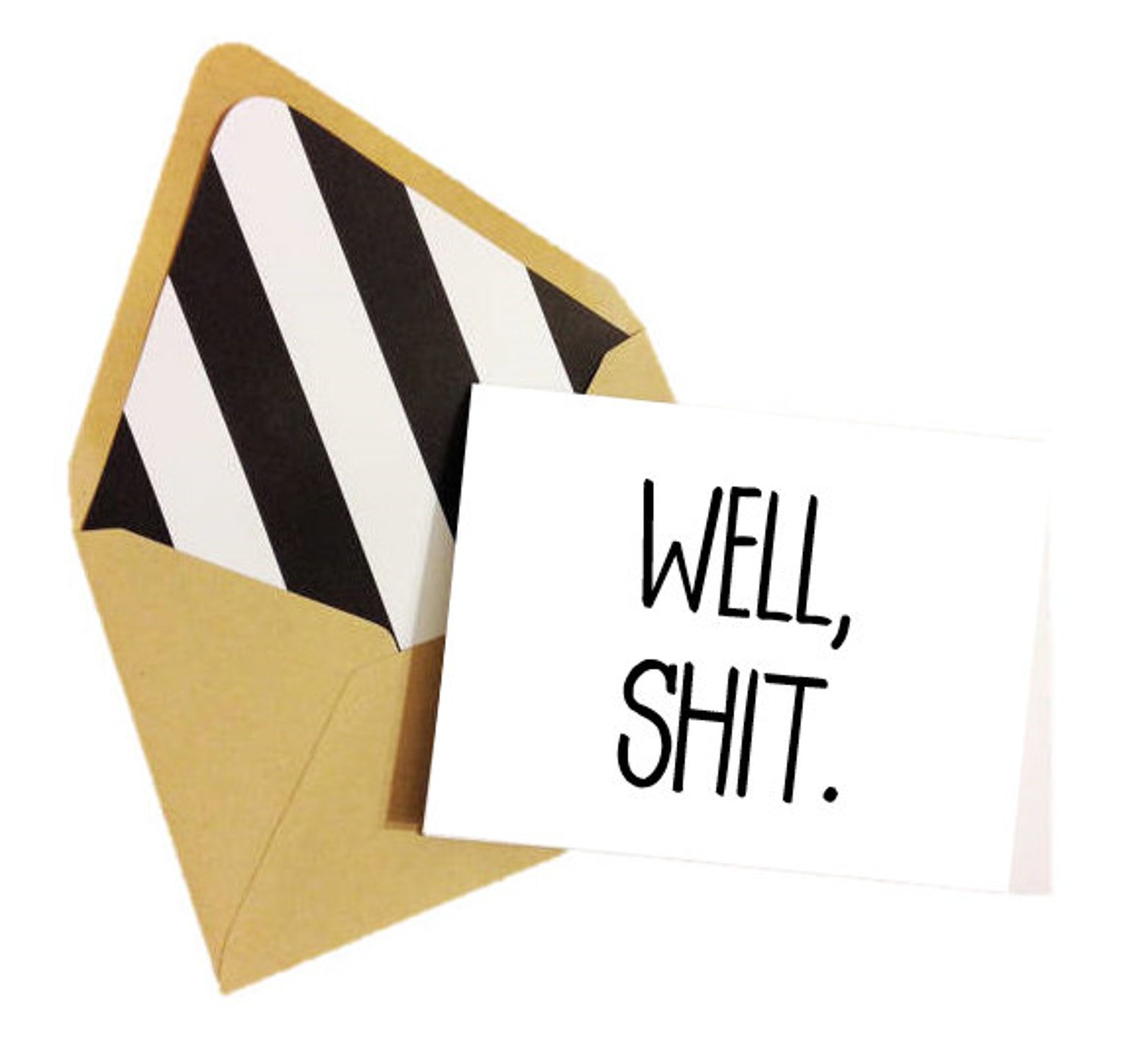 Well Sht Card // Funny Card // Apology Card // I'm Sorry - Etsy