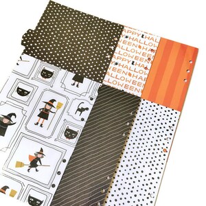 Halloween Planner Dividers / Planner Dividers / A5 or Personal Planner ...