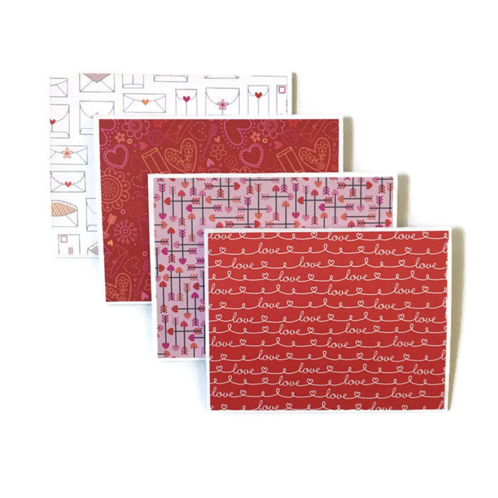 Valentine Note Cards / Blank Note Cards / Valentine Stationery | Etsy