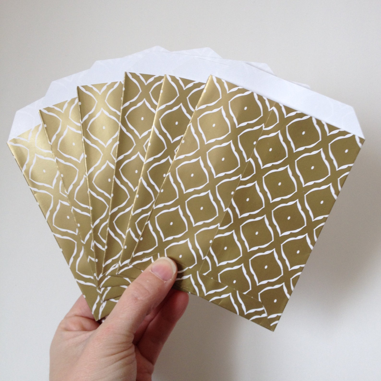 Set of 6 // Gold Treat Bags // Gold Favor Bags // Mini Favor - Etsy