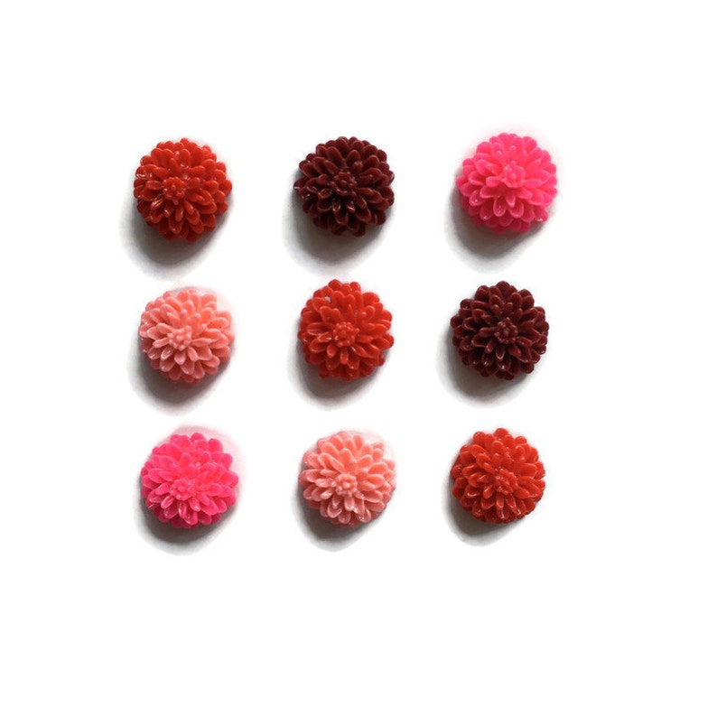 Floral Magnets Tin Flower Magnets Fridge Magnets - Etsy