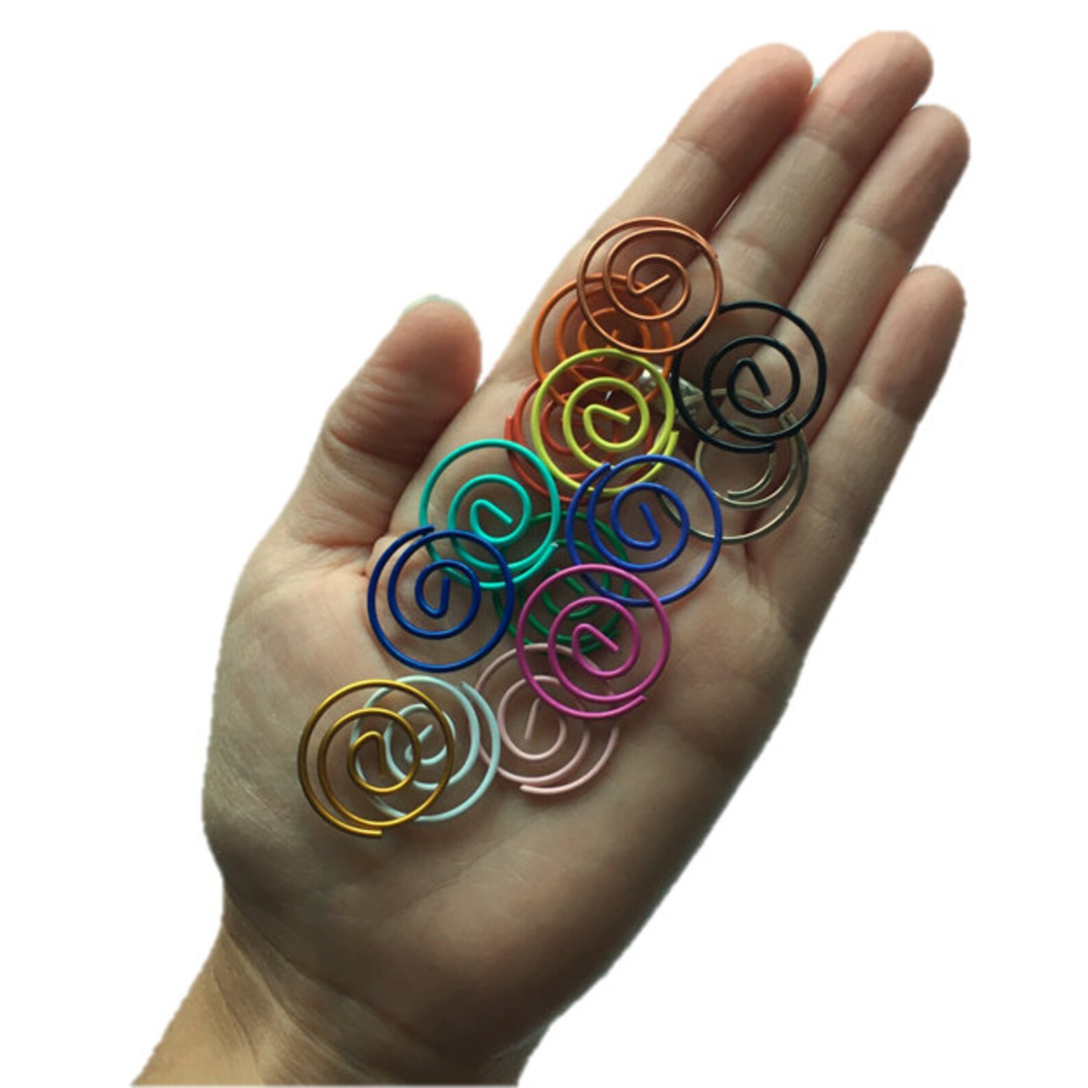 14 Spiral Paper Clips / Planner Paper Clips / Planner Clips / | Etsy
