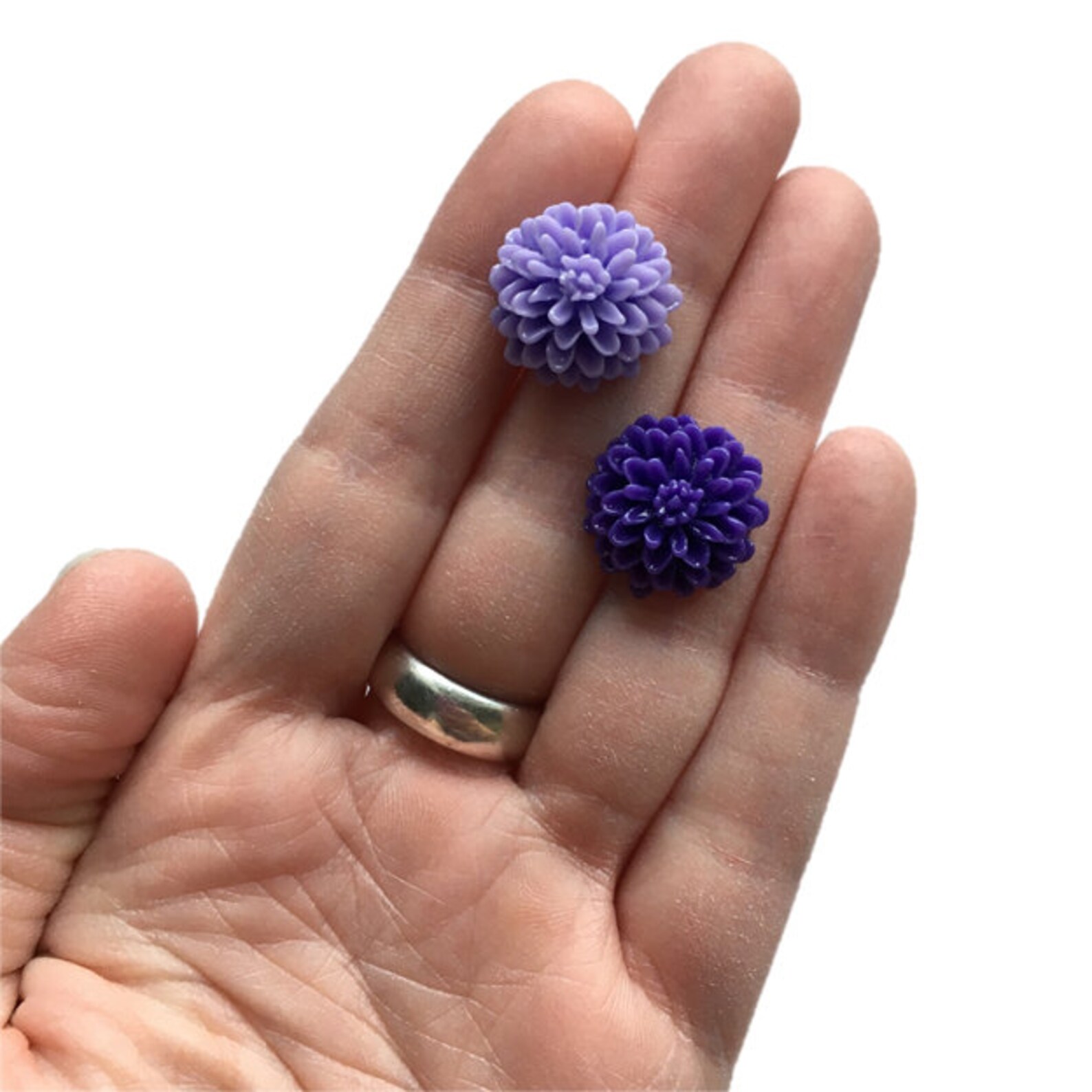 Floral Magnets Tin Flower Magnets Fridge Magnets - Etsy