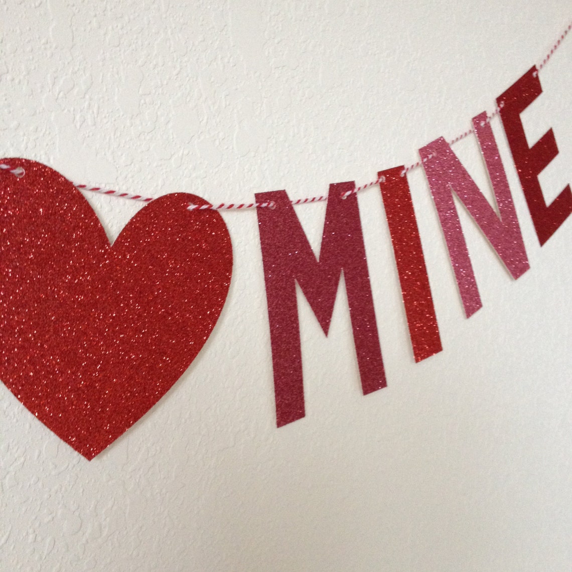 Glitter Be Mine Banner // Valentine Banner // Glitter Banner - Etsy
