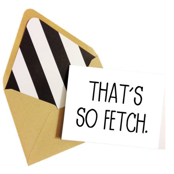 That's so Fetch - Etsy