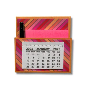 2025 Calendar Desk Calendar 2025 Desk Calendar Mini Standing Calendar ...