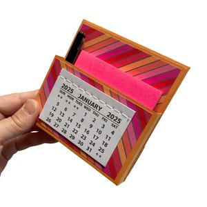 2025 Calendar Desk Calendar 2025 Desk Calendar Mini Standing Calendar ...