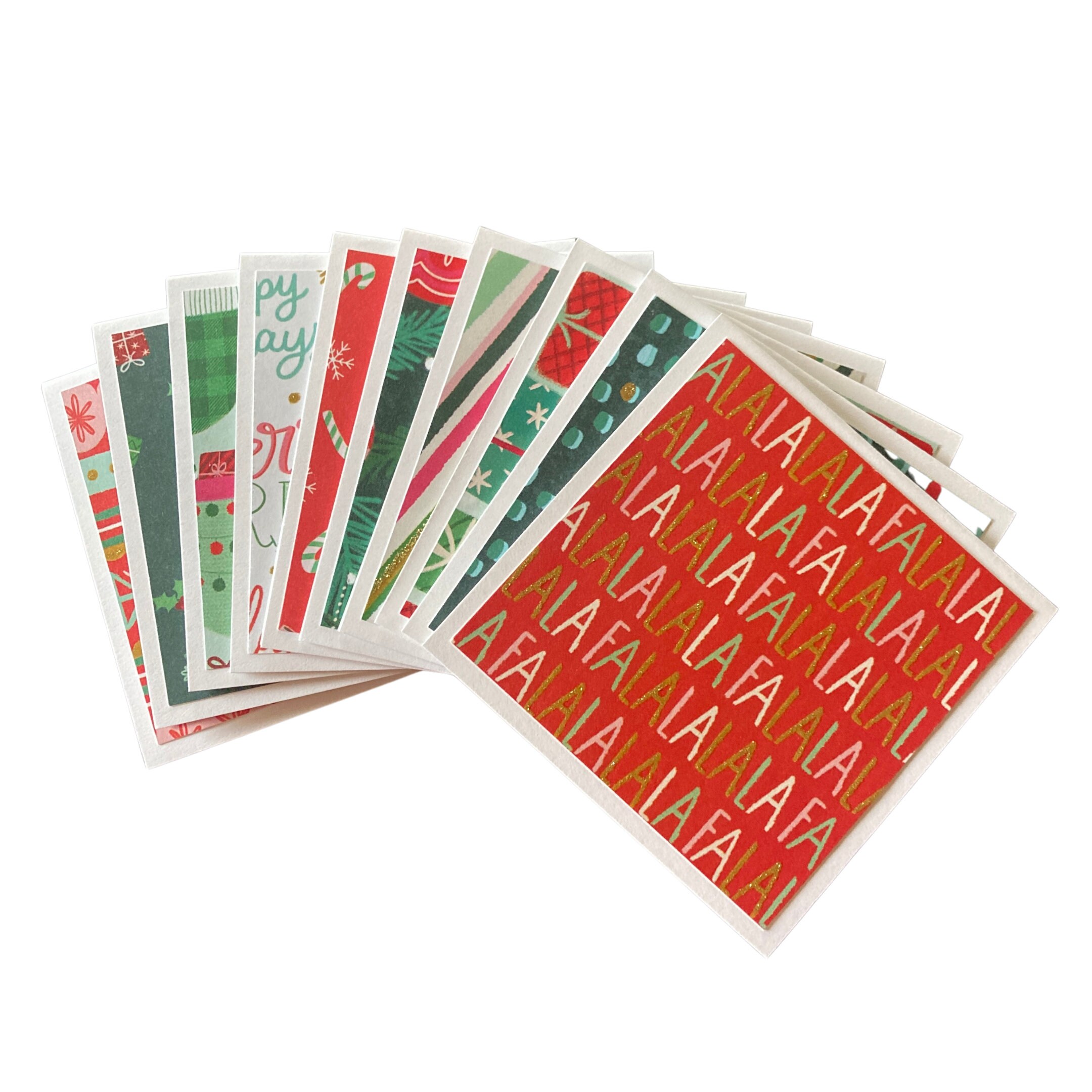 10 Mini Christmas Cards | 3x3 Mini Note Cards | Mini Notecard | Mini ...