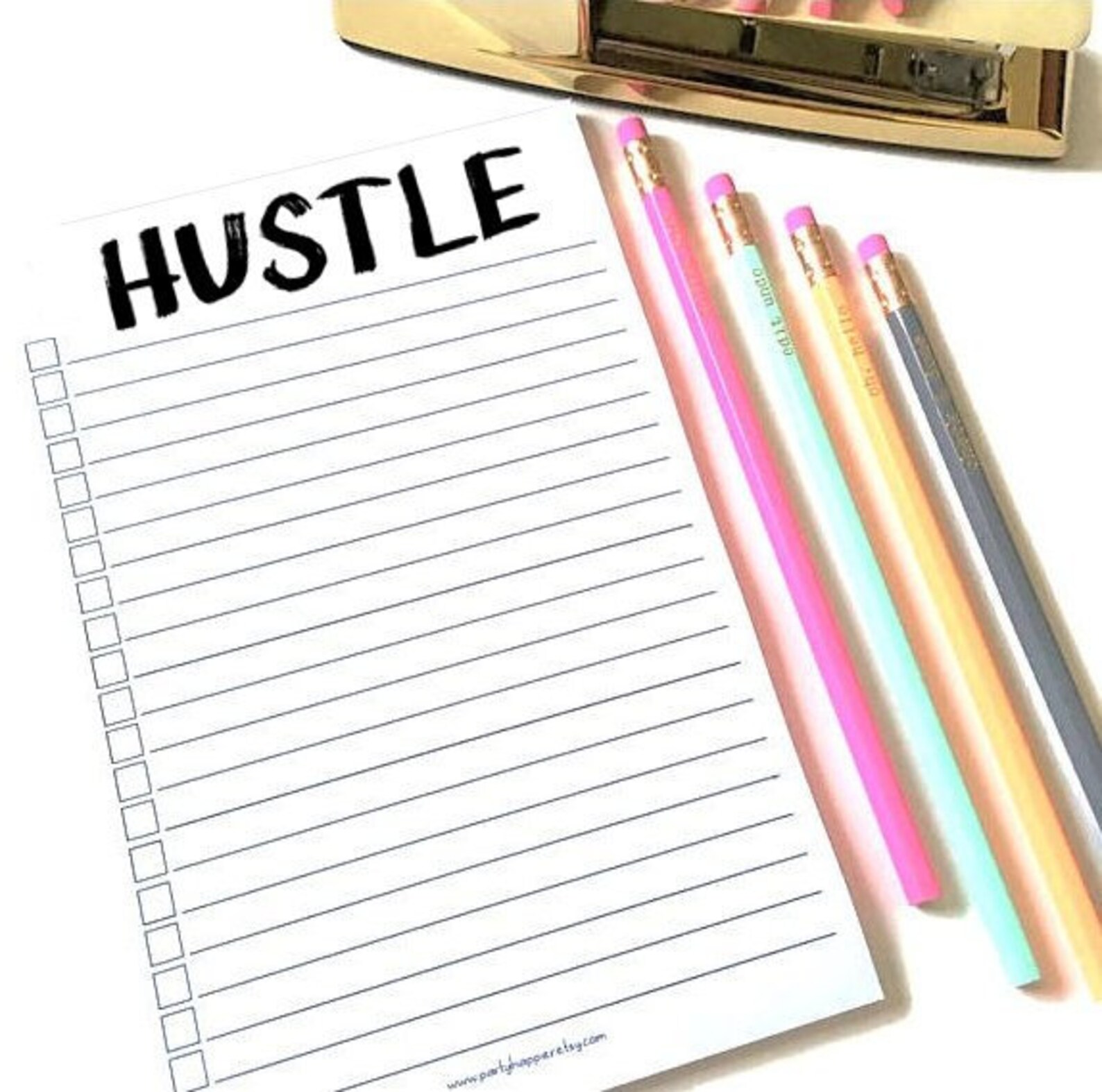 Hustle Notepad // to Do List // to Do Notepad // Funny to Do - Etsy