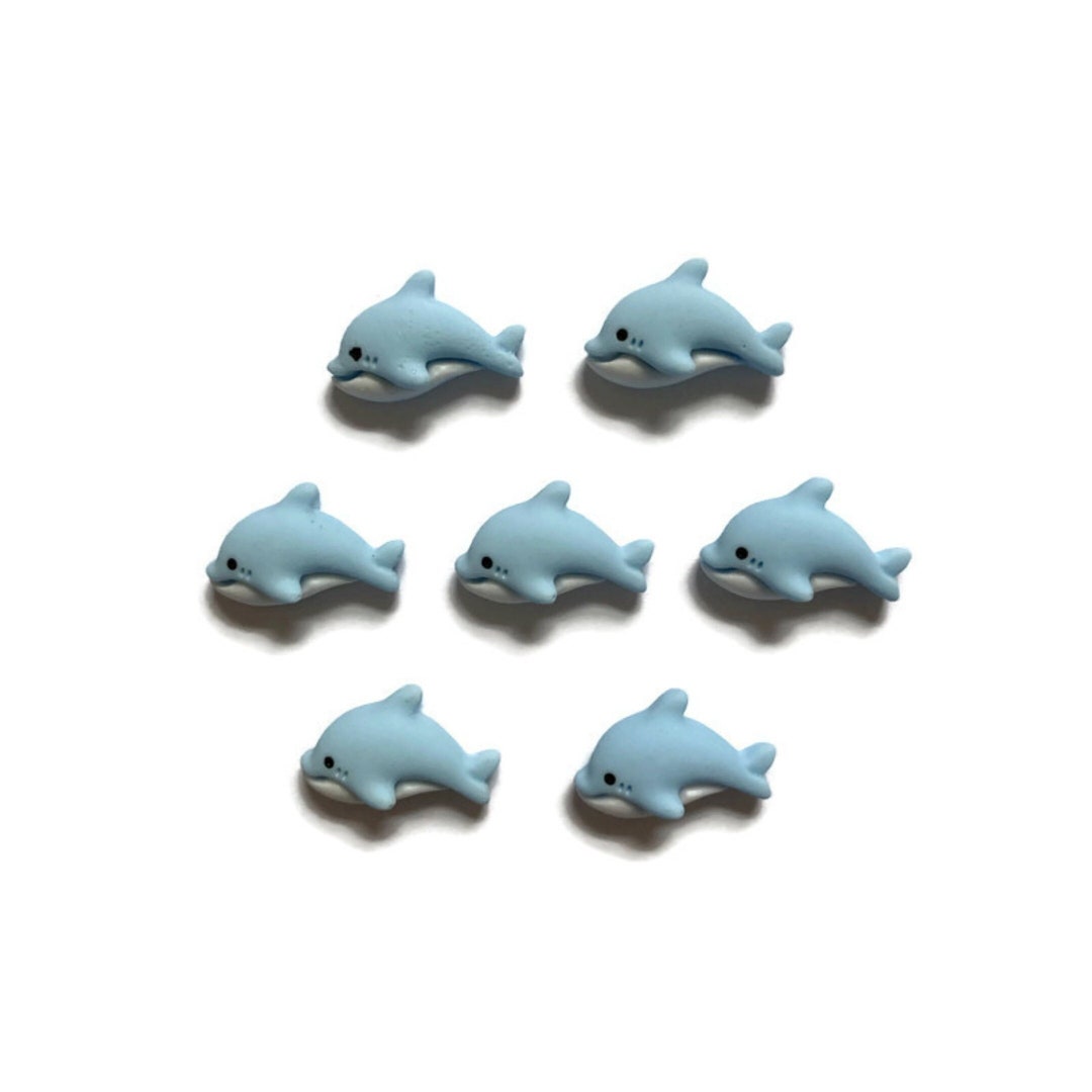Dolphin Magnets + Tin | Glitter Magnets | Fridge Magnet | Kawaii ...