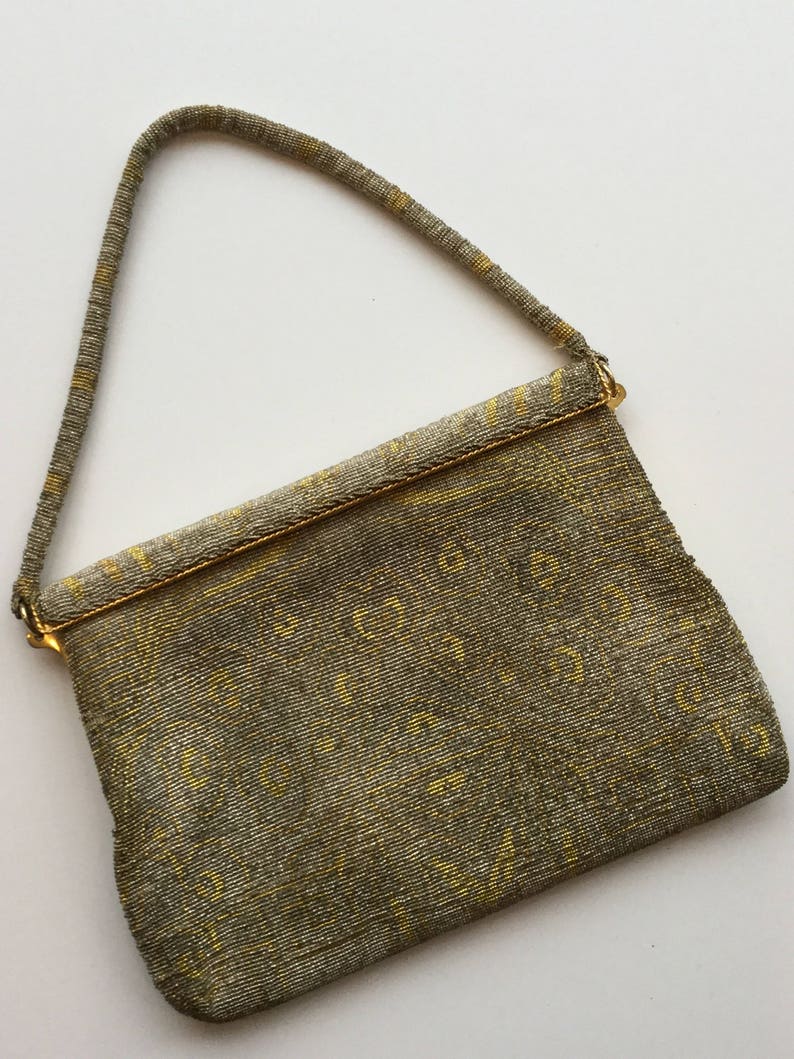 Walborg purse Vintage silver and gold evening bag 1940s | Etsy