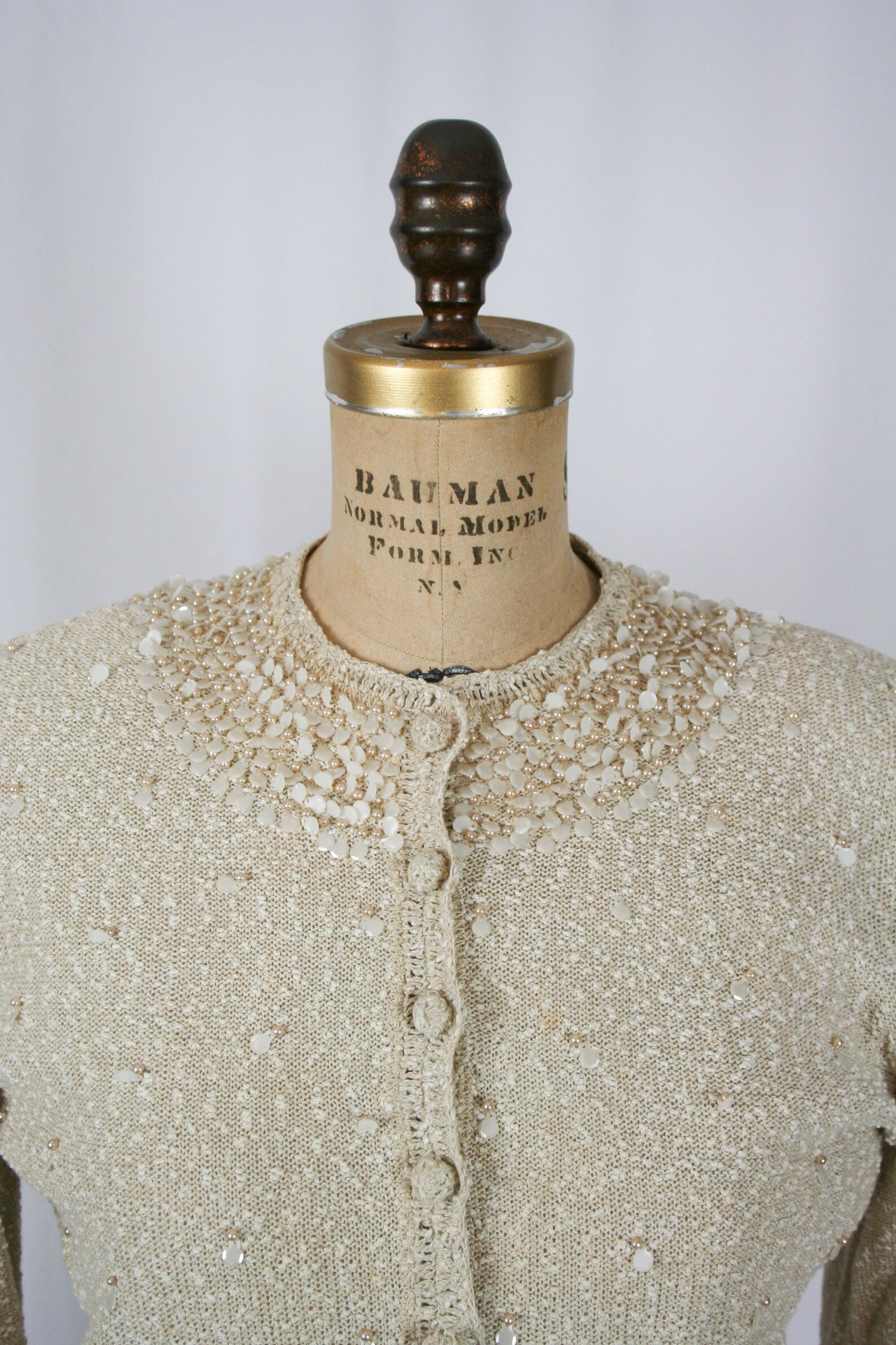 Vintage 50s Knit Suit Vintage Hand Knit Two Piece Suit | Etsy