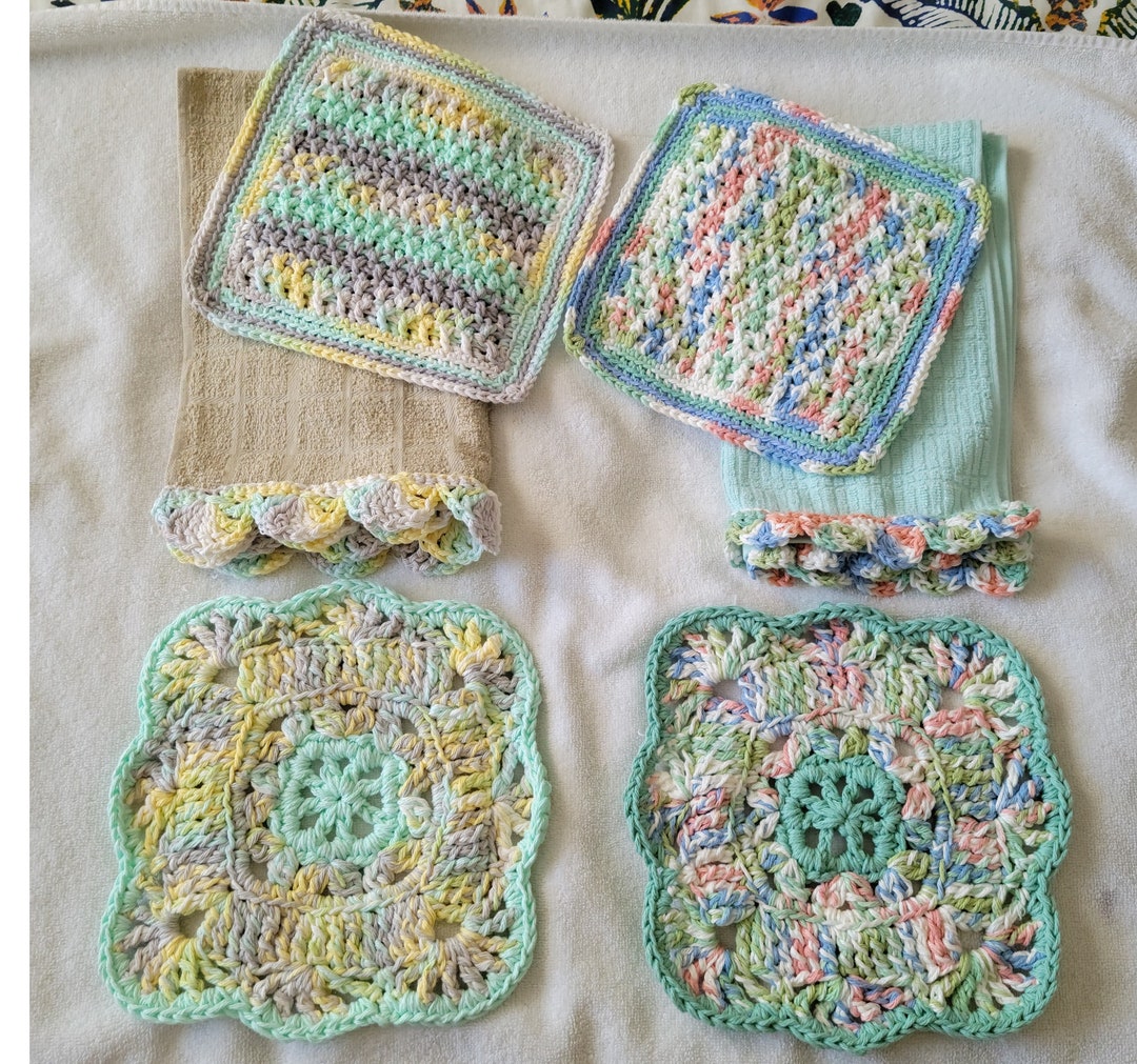 Scalloped Tiles Kitchen Trio Sets Beachy Trio Sets Designs by Debby - Etsy