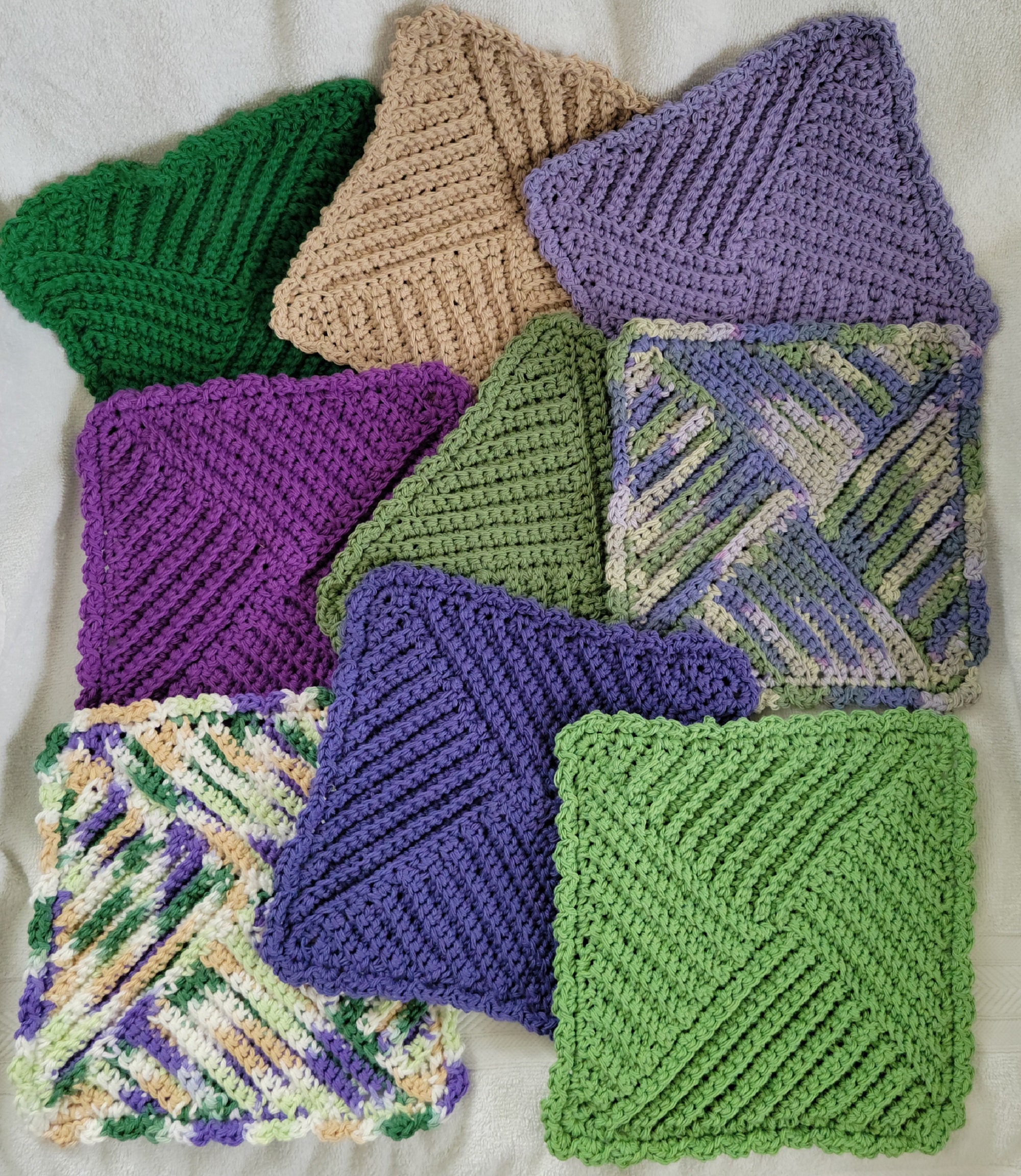4 Way Ridge Dishcloths - Etsy
