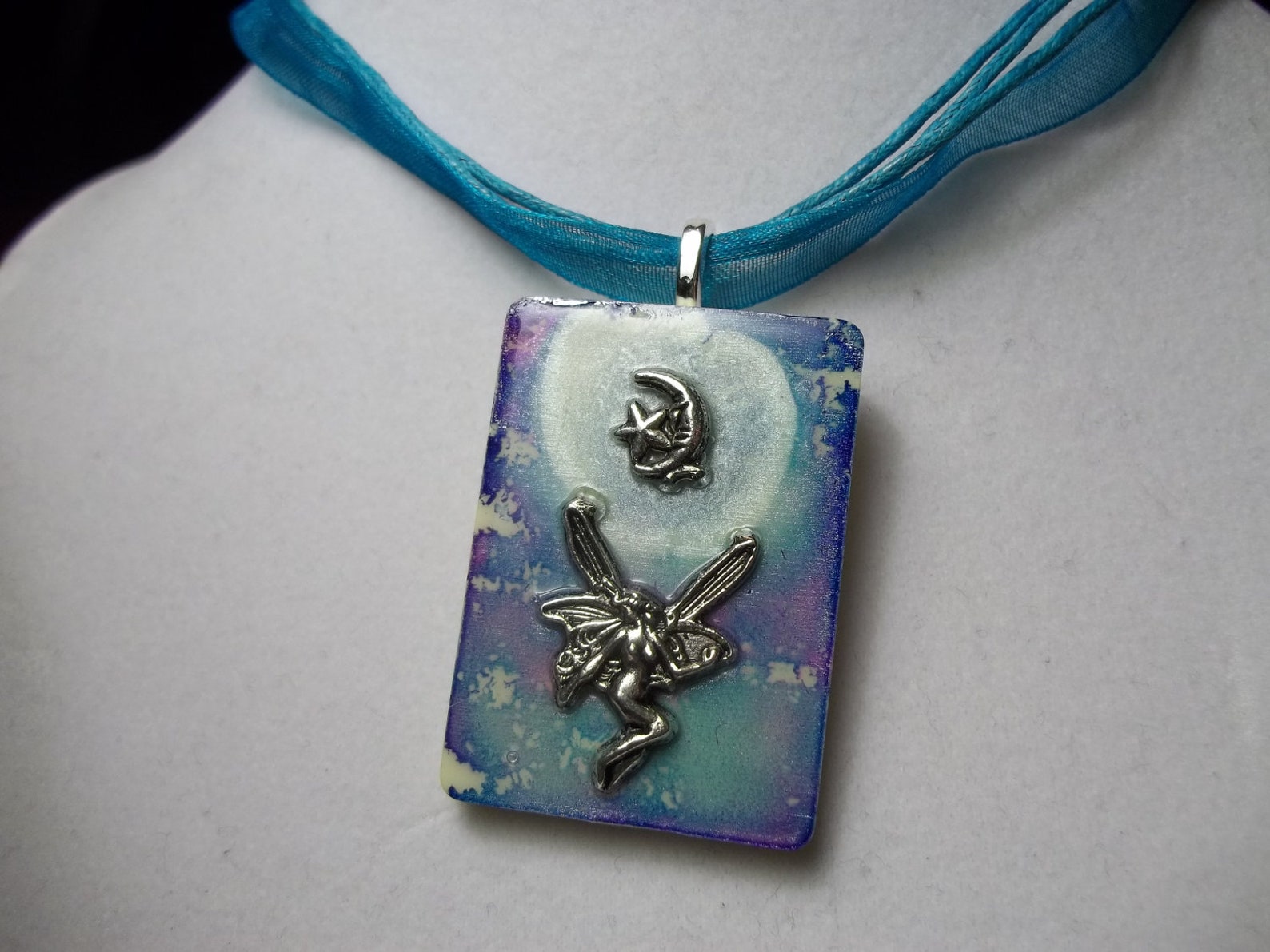 Choice of Altered Art Alcohol Ink Dyed Fairy Fairies Moon Game | Etsy