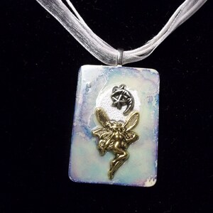 Choice of Altered Art Alcohol Ink Dyed Fairy Fairies Moon Game Piece ...