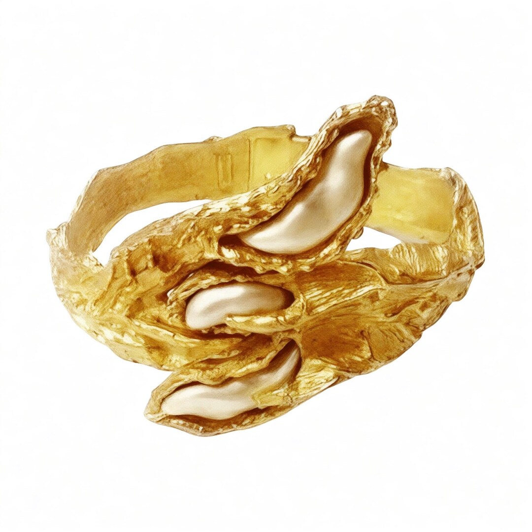 Vintage Jonathan Bailey for Trifari "sculpturesque" Baroque Pearl ...