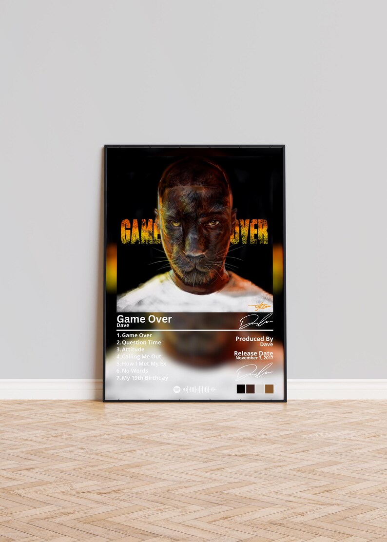 Dave Album Poster, Game Over Digital Print - Etsy