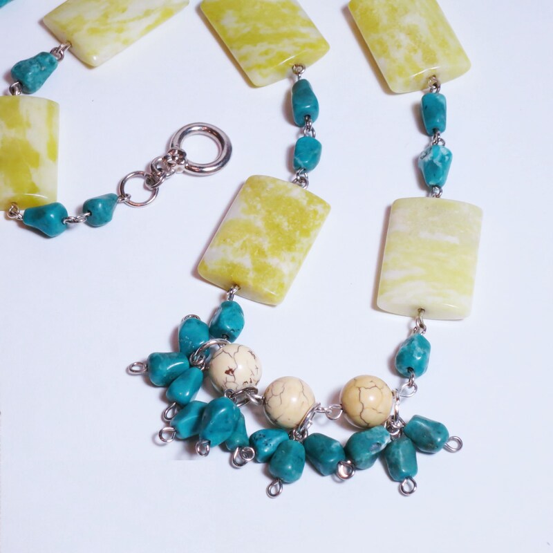 Lime Green Howlite - Etsy
