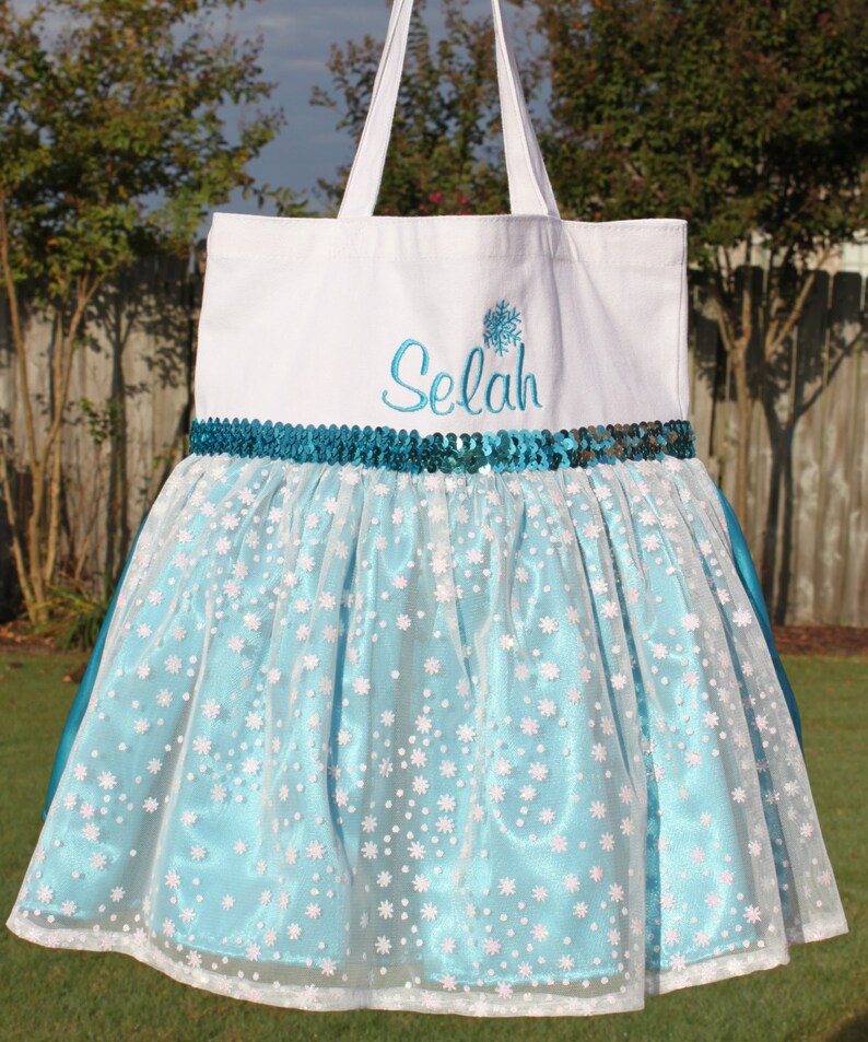 ELSA Inspired Princess Bag/ Tote Easter Bag Halloween Trick | Etsy